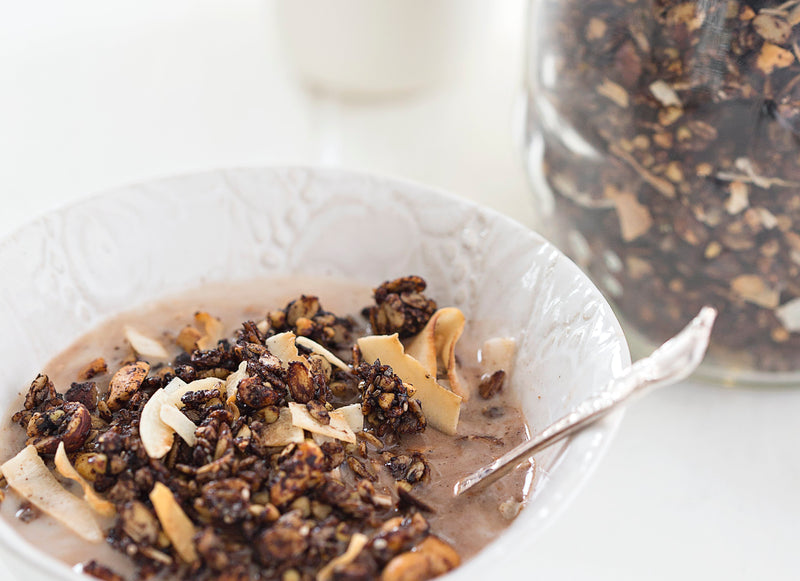 Chocolate and Coconut Buckwheat Muesli – Jess's Underground Kitchen