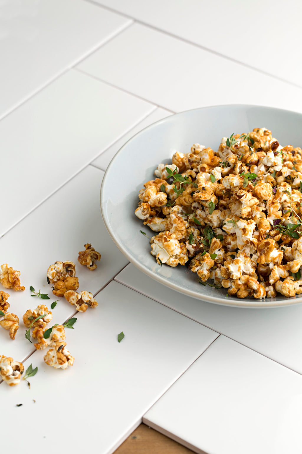 Salted Caramel & Thyme Popcorn – Jess's Underground Kitchen